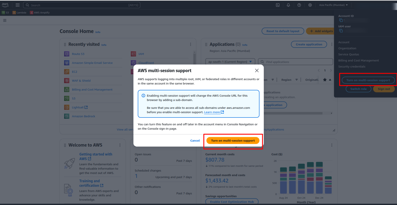 Effortless AWS Account Management: Mastering AWS Multi-Session Support